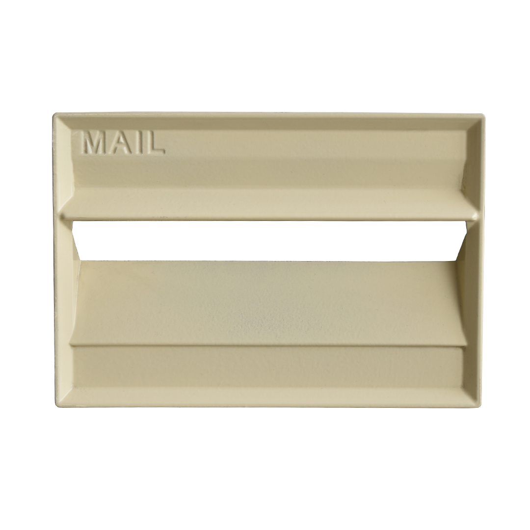 Cast Aluminium Front & Rear Letterbox Plates | Heatlie Letterboxes
