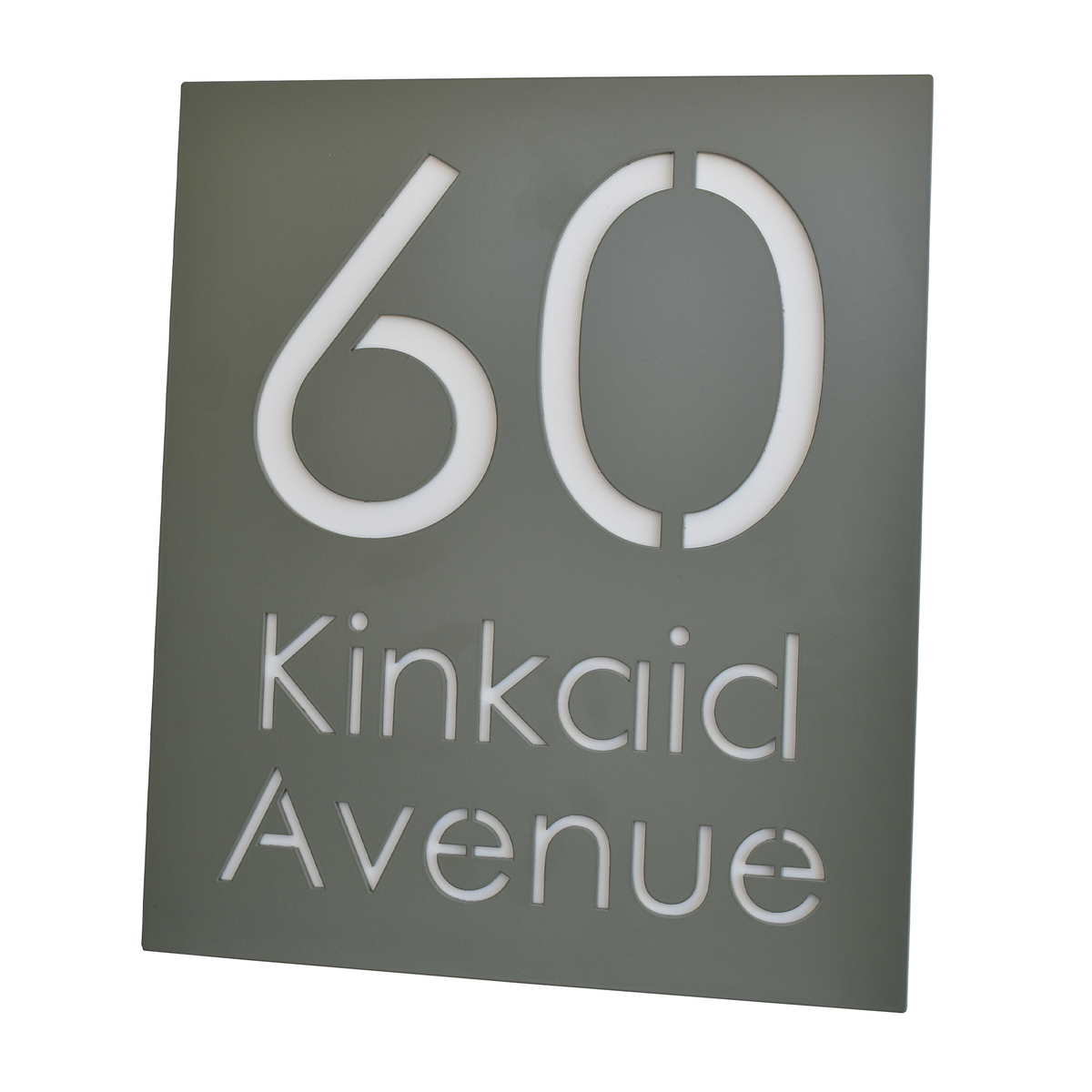 Custom Address Signage Plate | Heatlie Letterboxes