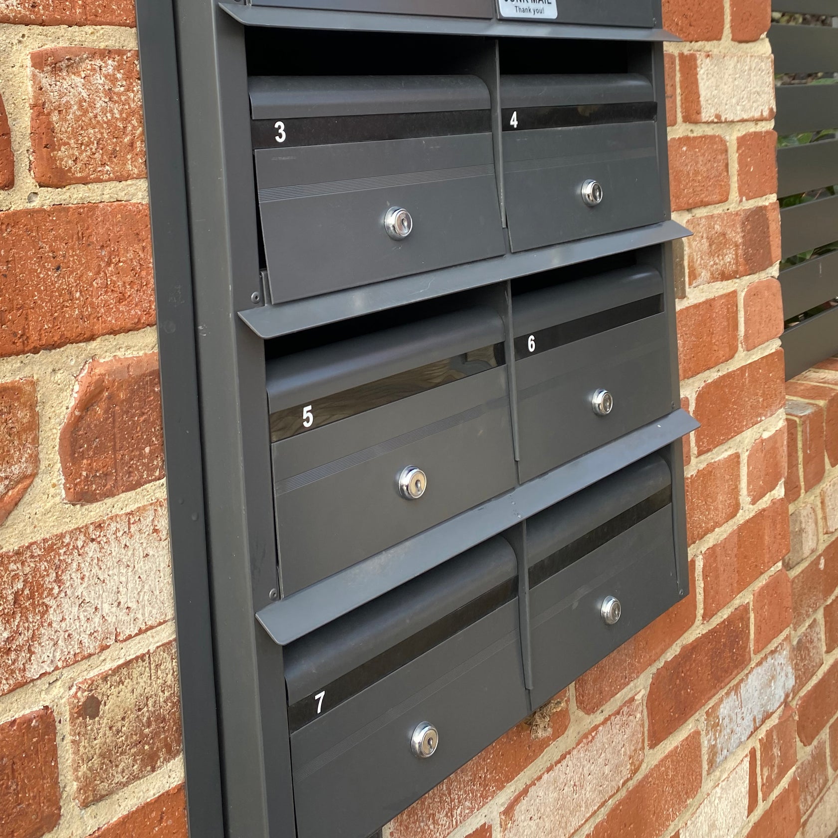 Vinyl Letterbox Number Strips | Heatlie Letterboxes