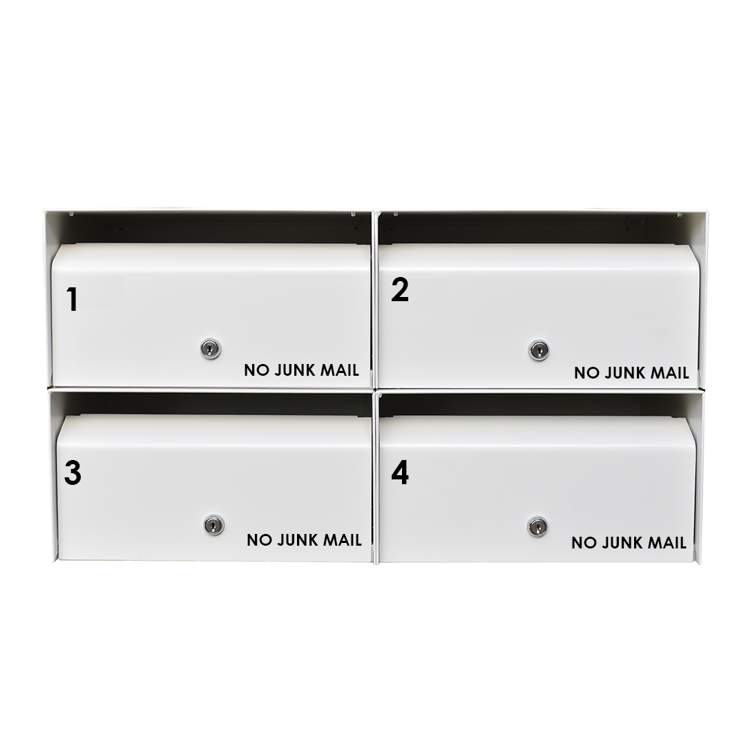 No Junk Mail Vinyl Letterbox Labels | Heatlie Letterboxes