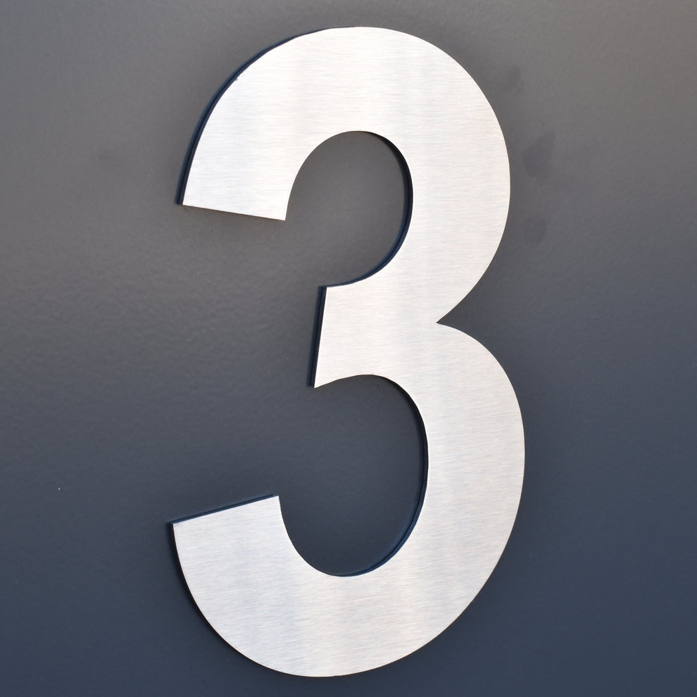 Stainless Steel Letterbox Numbers | Heatlie Letterboxes