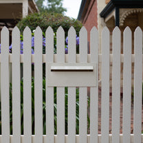 Superior Built In Fence Letterbox | Heatlie Letterboxes