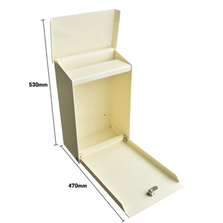 Top Opening Wall Mounted Letterbox | Heatlie Letterboxes